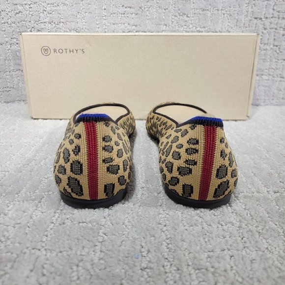 Rothy's | Shoes | Rothys The Flat Spotted Cheetah Print Round Toe Slip ...